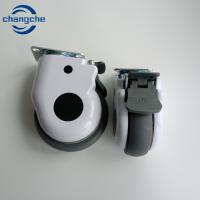 China 3 Inch Medical Bed Wheels Castors Moving Casters With Brake for sale