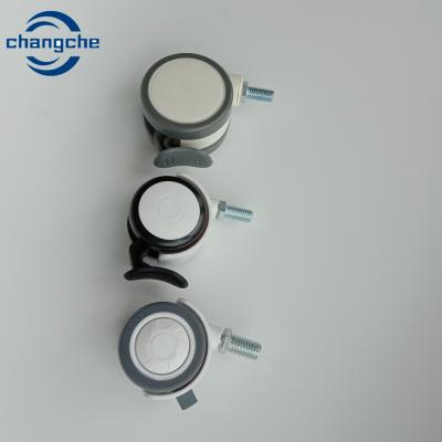 China Urethane Swivel Medical Caster Wheels Screw 4 Inch Custom for sale