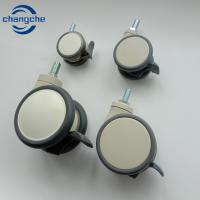 China Urethane Swivel Medical Caster Wheels Screw 4 Inch Custom for sale