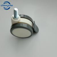 China Mute Rubber Swivel Medical Caster Wheels With Brake 3/4/5 Inch for sale