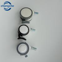 China Mute Rubber Swivel Medical Caster Wheels With Brake 3/4/5 Inch for sale