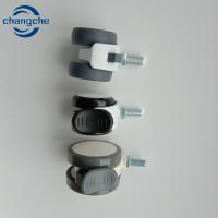 China Mute Rubber Swivel Medical Caster Wheels With Brake 3/4/5 Inch for sale
