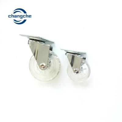 China Custom Flat Plate Chair 6x2 Caster Wheel Without Brake for sale