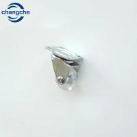 China Clear Caster Wheels Small Furniture Casters Set Polyurethane Castor Wheels for Furniture for sale
