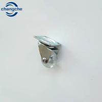 China Clear Caster Wheels Small Furniture Casters Set Polyurethane Castor Wheels for Furniture for sale