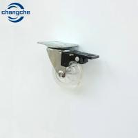 China Clear Caster Wheels Small Furniture Casters Set Polyurethane Castor Wheels for Furniture for sale