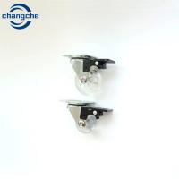 China Clear Caster Wheels Small Furniture Casters Set Polyurethane Castor Wheels for Furniture for sale