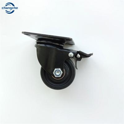 China Heavy Duty PU Castors Wheels 2.5 Inch swivel roller wheel Casters for sale