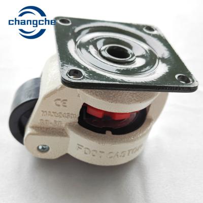 China Industrial swivel plate casters heavy duty 75mm durable for forklift truck for sale