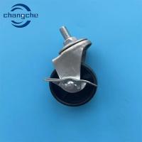 China Swivel or Rigid Heavy Duty Industrial Casters Black High Load Capacity Caster Wheels with Brake for sale