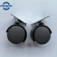 China Furniture Mobility Wheels With Mounting Plate Hole 5mm For Furniture Accessories Trolley for sale