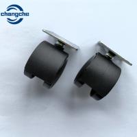 China Plastic furniture caster wheel 2inch caster with brake. for sale
