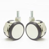 China Metal Plastic Furniture Transport Wheels Ball / Plain Bearing Zinc / Chrome Plated for sale