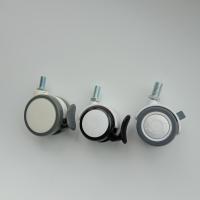 China Durable Heavy Duty Trolley Wheels with Polished Chrome Finish - Industrial Grade for sale