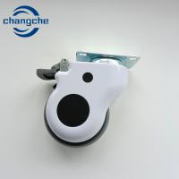 China Durable Ball Bearing Rotatable Caster Wheels Zinc Plated for Enhanced Performance for sale