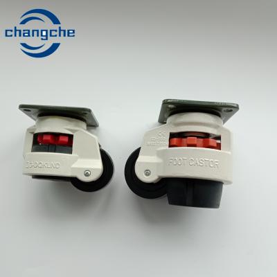 China Durable Hospital Bed Casters with 2 Inch Wheel Hub Diameter 300 Lbs Load Capacity for sale