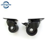 China Heavy-Duty Industrial Caster Wheels - 4 Inch Flat Plate Swivel Caster Wheel for sale