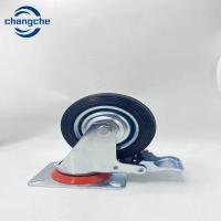China Heavy-Duty Industrial Caster Wheels - 4 Inch Flat Plate Swivel Caster Wheel for sale