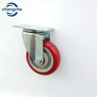 China Heavy-Duty Industrial Caster Wheels - 4 Inch Flat Plate Swivel Caster Wheel for sale