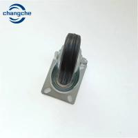China Rubber Coated Industrial Caster Wheels for Heavy Duty Applications for sale