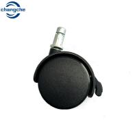 China White / Black / Gray Reversible Caster Wheels With M12*25 Stem Diameter for sale