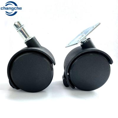 China Load Capacity 25kg Light Duty Swivel Castor Wheels With Threaded Stem Mount Type for sale