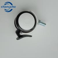 China Threaded Stem Hospital Caster Wheels Precision Ball Bearing Caster Wheels With Block for sale