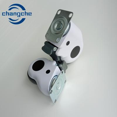 China ODM OEM Medical Bed Wheels With Plate High Load Swivel Casters For Hospitals for sale