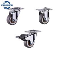 China 500 Lbs Rubber Heavy Duty Caster Wheels For Industry Uses for sale