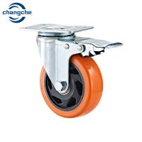 China Sturdy Heavy Duty Caster Wheels 4 Inch Diameter Set Of 4 For Industrial Applications for sale