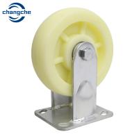 China 6 Inch Overall Height Heavy Duty Caster Wheels With Ball Bearing Gray Wheel Color for sale
