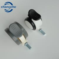 China Gray Universal Medical Casters Swivel Hospital Caster Wheels with Lock for sale