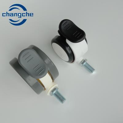 China Gray Universal Medical Casters Swivel Hospital Caster Wheels with Lock for sale