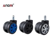 China 4 Inches Width Medical Caster Wheels Flat Plate Thread Stem Load Capacity 500 Lbs for sale
