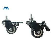 China Rubber Swivel Heavy Duty Caster Wheel Flat Plate Stem for sale