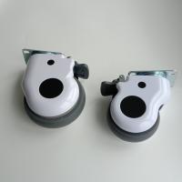 China Wheel Diameter 5 Inches TPR Wheel Model Medical Caster Wheels With Brake for sale