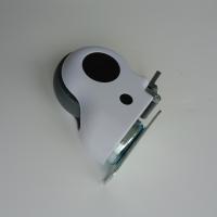 China 5 Inches Wheel Diameter Medical Caster Wheels White / Black 2 Inches Overall Length for sale