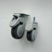 China Foot Brake Type Heavy Duty Casters For Industrial Applications Using TPR Material for sale