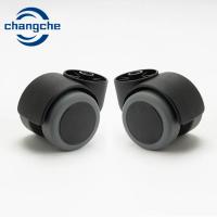 China Thread Size 11mm Office Chair Caster Wheels - Available in Black/White/Red for sale