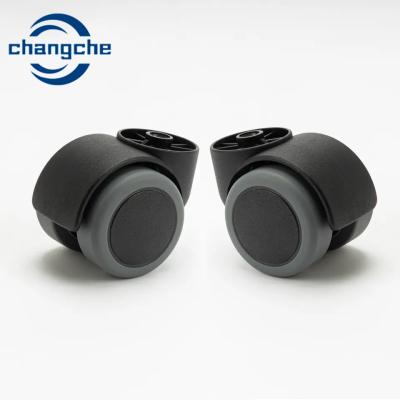China Thread Size 11mm Office Chair Caster Wheels - Available in Black/White/Red for sale