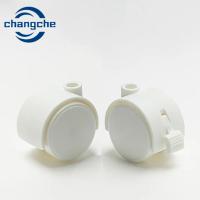 China Top Plate Office Chair Castor Wheels 11mm Thread Size Grip Ring Stem for sale