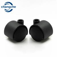 China Top Plate Mounting Chair Rolling Wheels with Nylon Material for sale