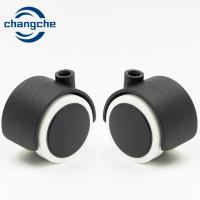 China Top Plate Mounting Chair Rolling Wheels with Nylon Material for sale