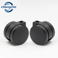 China Zinc Plated Furniture Transfer Wheels In Silver With 25mm Wheel Width for sale