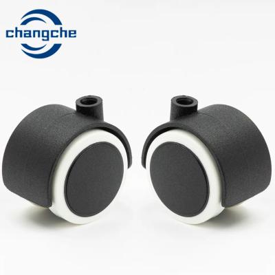 China Zinc Plated Furniture Transfer Wheels In Silver With 25mm Wheel Width for sale