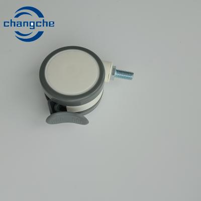 China 2 Inch Width Hospital Bed Wheels With Side Break For Enhanced Mobility With Smooth Wheel Tread for sale