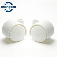 China Ball Bearing Furniture Transport Wheels With Plain Bearing And 4mm Mounting Plate Hole for sale