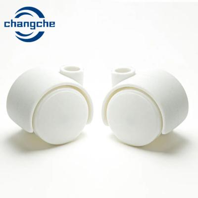 China High Performance Furniture Caster Wheels With 6mm Mounting Plate Hole Size 100mm for sale