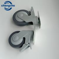 China Rubber Hospital Bed Casters Reliable And Easy To Maneuver With 3 Inch Wheel Diameter for sale