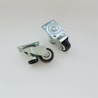 China Gray Wheel Color High Capacity Steel Caster Wheels With Ball Bearing Type for sale